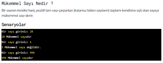 GitHub - buseilguz/PerfectNumber