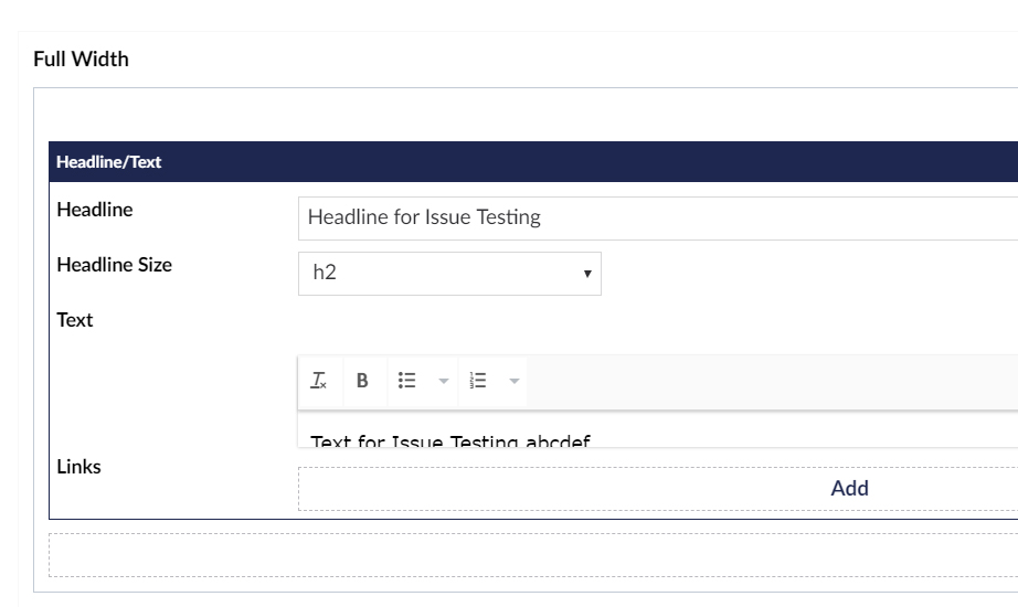 If Grid Module contains object in value, then Grid Layout property is not in Examine Index ...