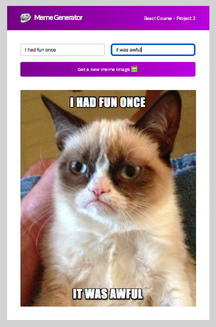 GitHub - artywysmyk/meme-generator-react