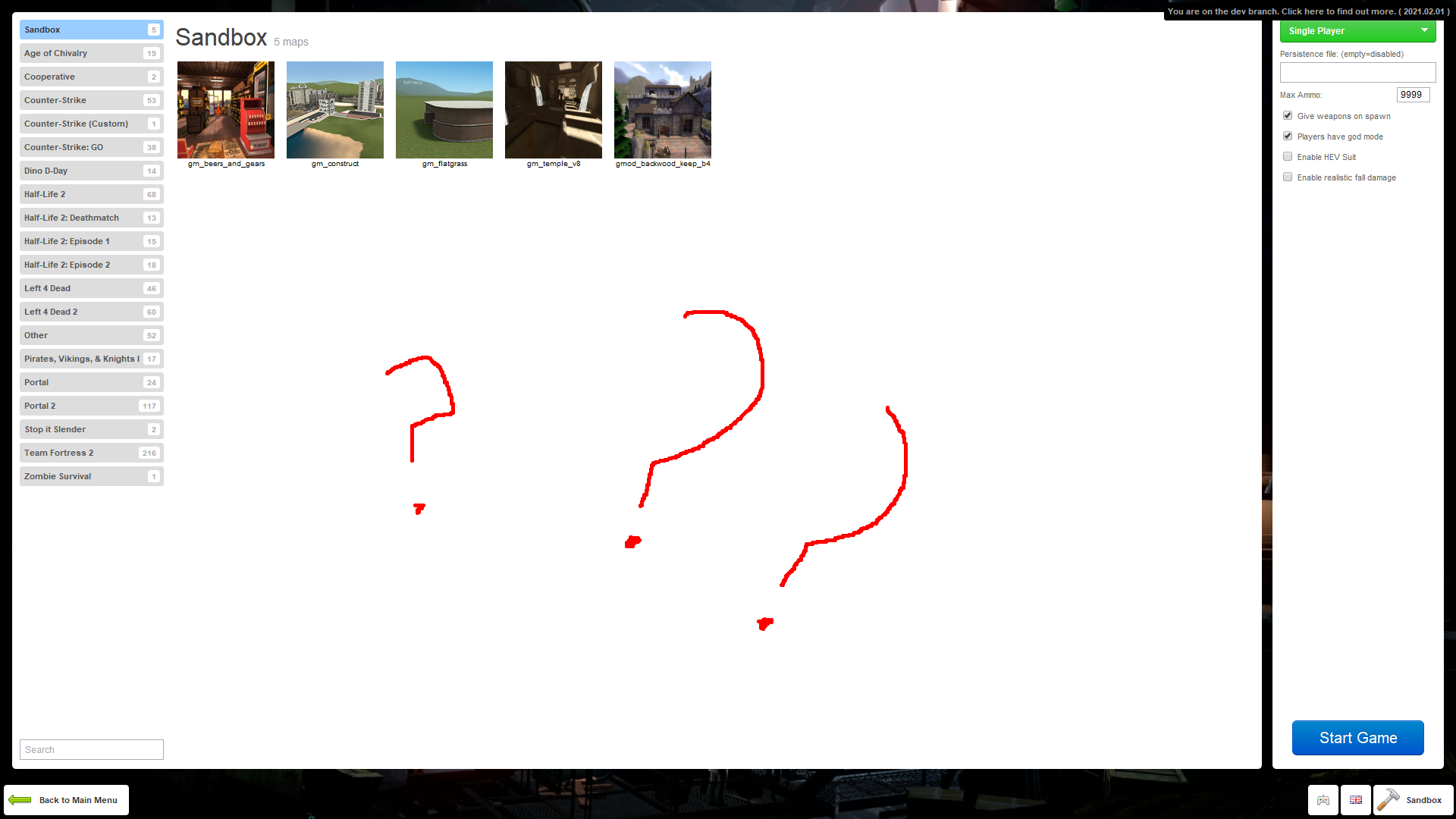 Workshop Maps not appearing in Dev Beta Mode. · Issue #4819 · Facepunch ...