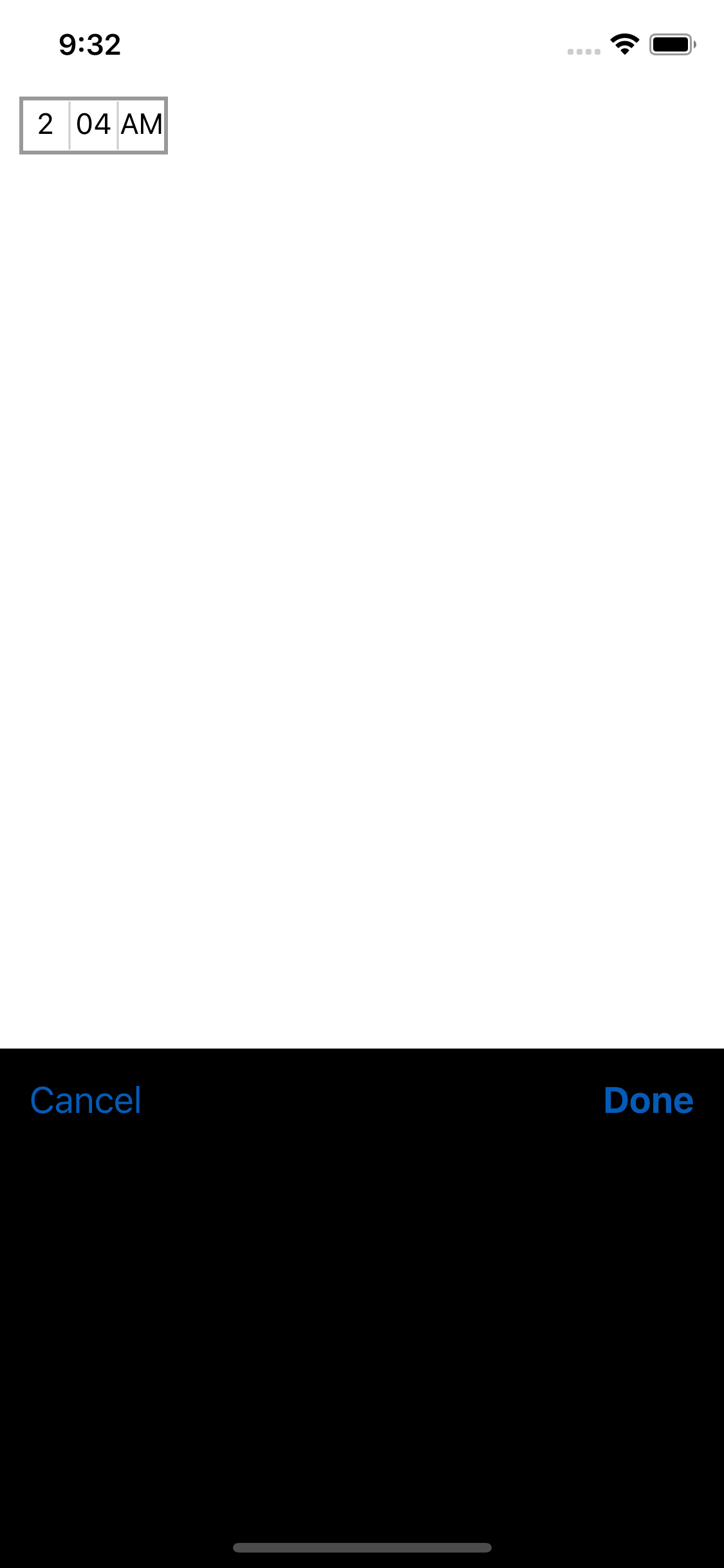 [IOS] Timepicker is not visible when application is in dark mode ...