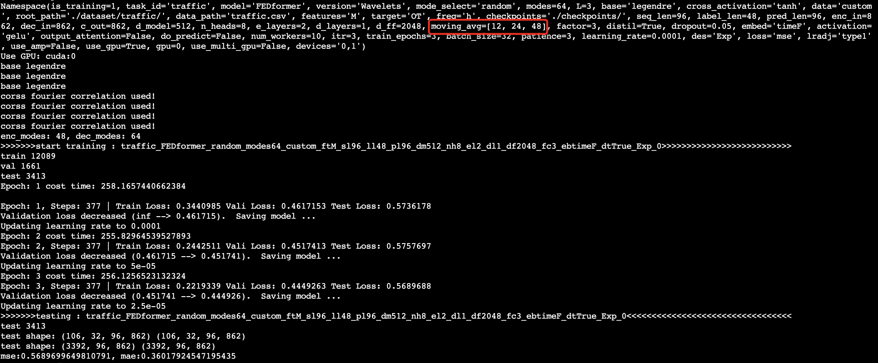 Reproduce results for FEDformer with wavelet · Issue #32 · MAZiqing/FEDformer · GitHub