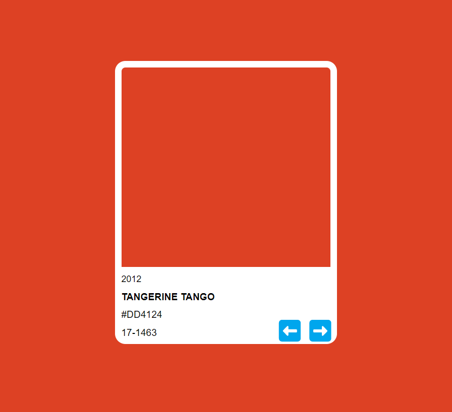 GitHub - marcussenise/pantone-colors-of-years: An interactive list of all the Pantone colors of ...