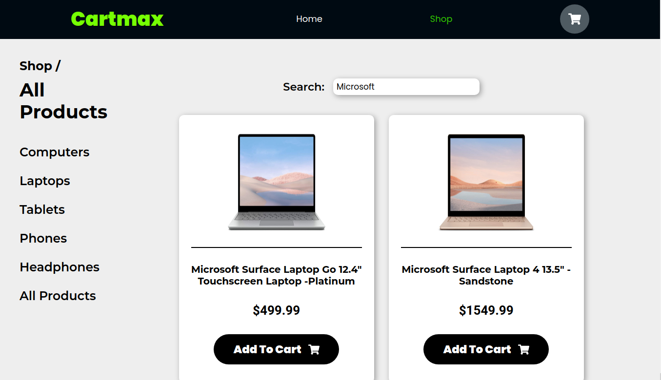 GitHub - aelmi03/shopping-cart