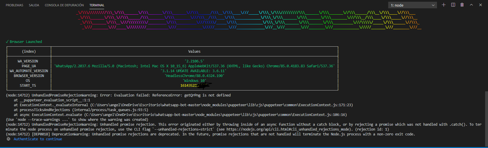 Error, Stuck · Issue #311 · arugaz/whatsapp-bot · GitHub
