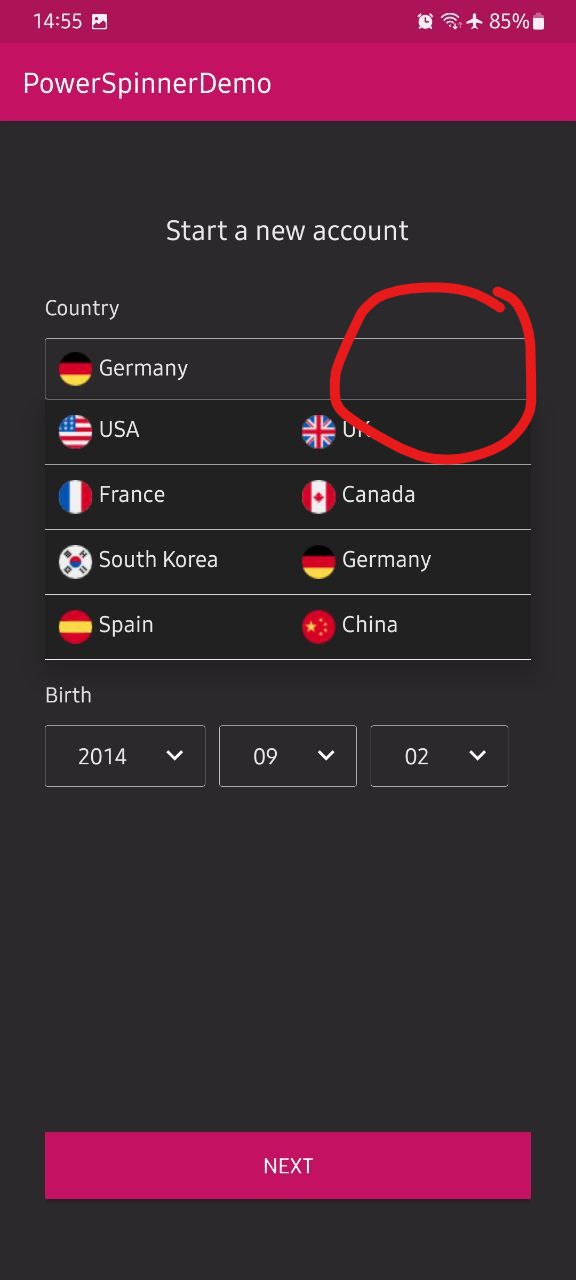 Spinner Arrow don't show · Issue #127 · skydoves/PowerSpinner · GitHub