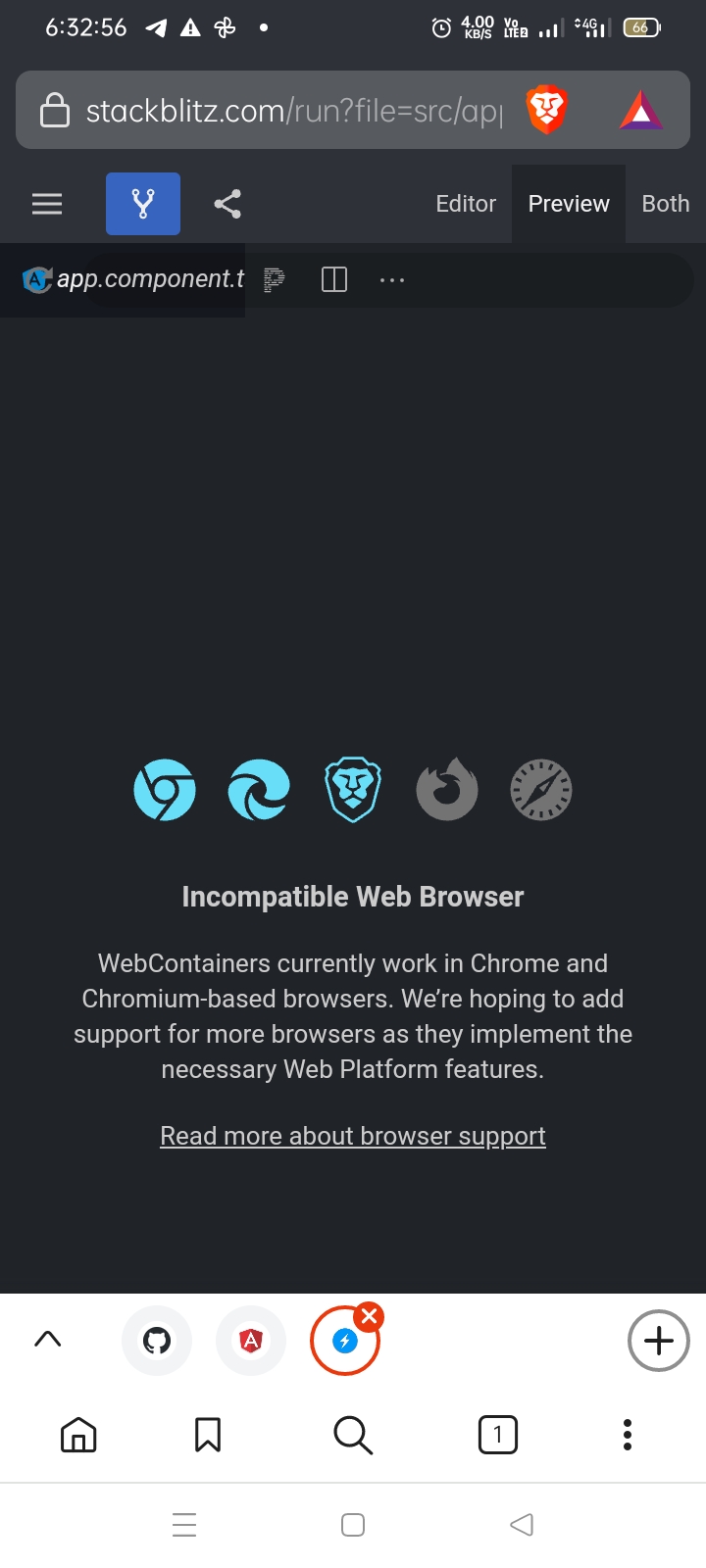 Preview isn't working in Brave Mobile · Issue #585 · stackblitz/webcontainer-core · GitHub