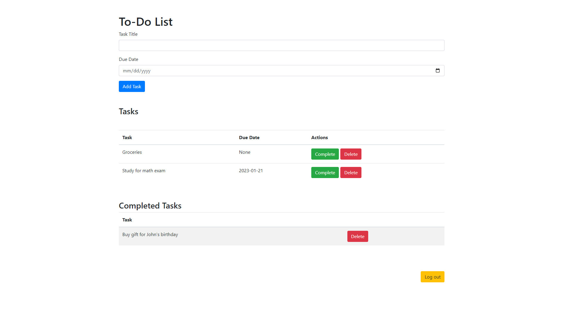 Github Hikaritoratodoapp Flask To Do Application 
