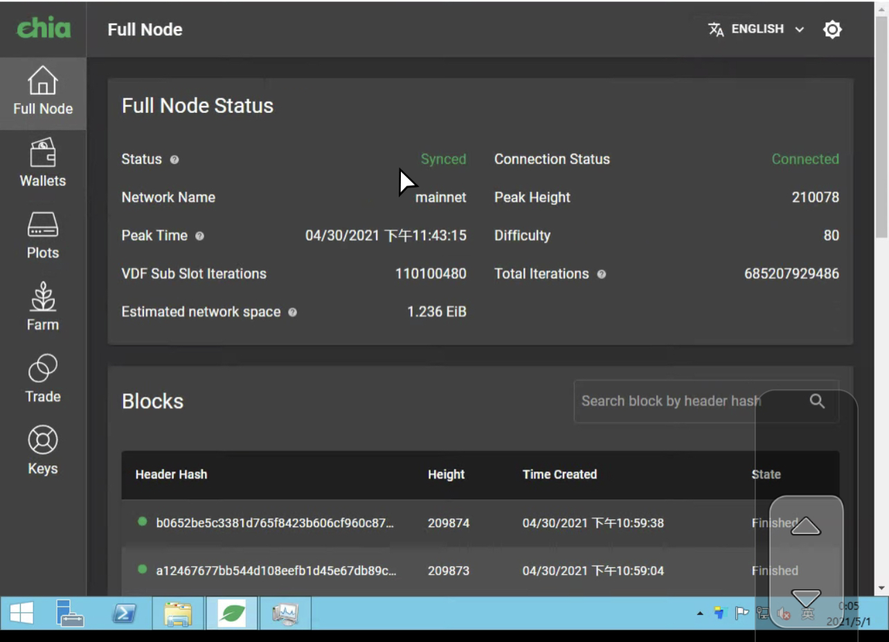 [REQ]not synced · Issue #3224 · Chia-Network/chia-blockchain · GitHub