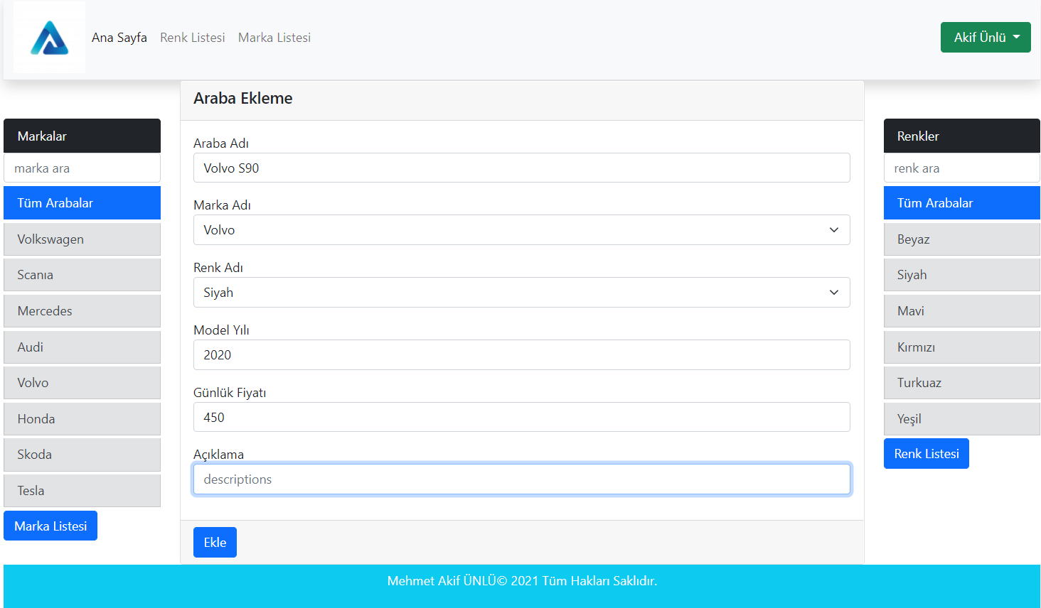 GitHub - MAkifUNLU/CarRentalProject-Frontend