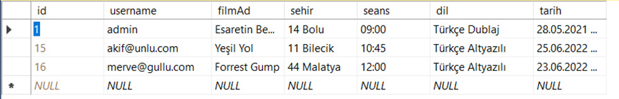 GitHub - MAkifUNLU/SinemaBiletAlma