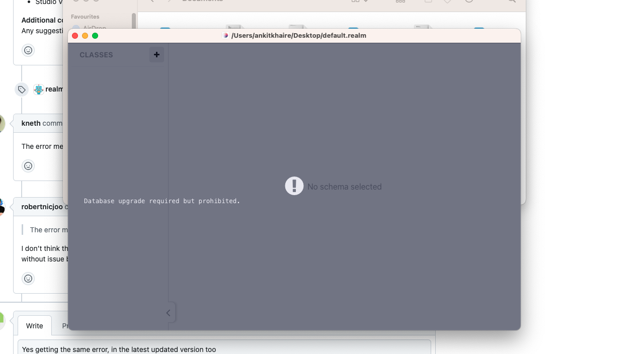 Database upgrade required but prohibited · Issue #1577 · realm/realm-studio · GitHub