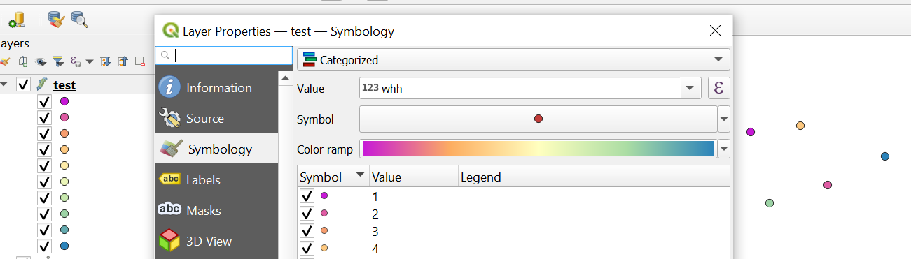 Vector layer symbology categorized by field value is not correctly displayed in layer panel ...