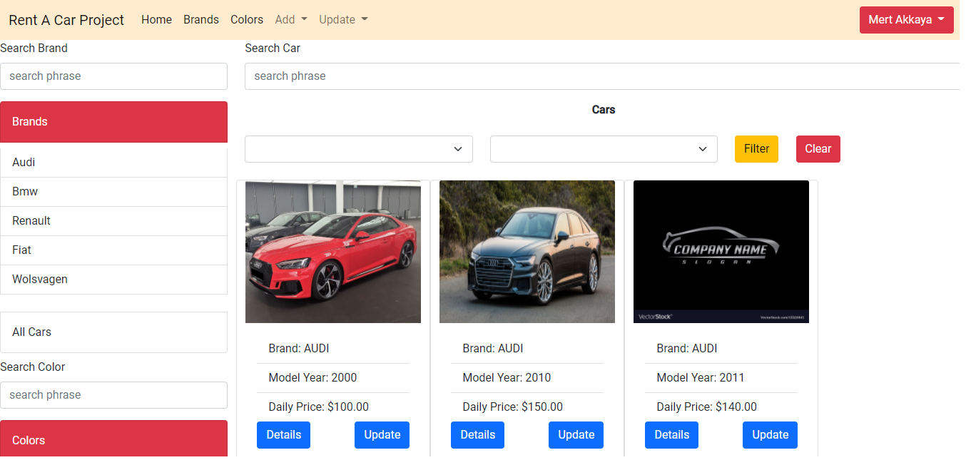 GitHub - mert-akkaya/rental-frontend