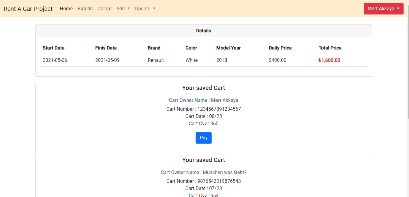 GitHub - mert-akkaya/rental-frontend