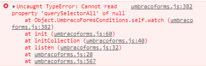 Conditional logic not working · Issue #589 · umbraco/Umbraco.Forms.Issues · GitHub