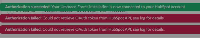 Hubspot v2.0.1 authentication issue · Issue #56 · umbraco/Umbraco.Forms.Integrations · GitHub