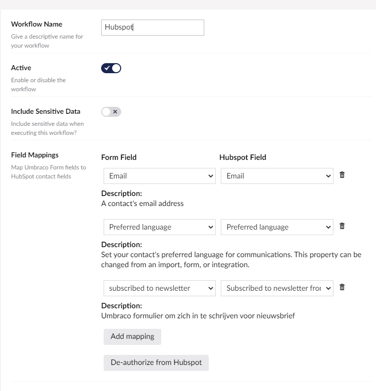 Hubspot v2.0.1 authentication issue · Issue #56 · umbraco/Umbraco.Forms.Integrations · GitHub