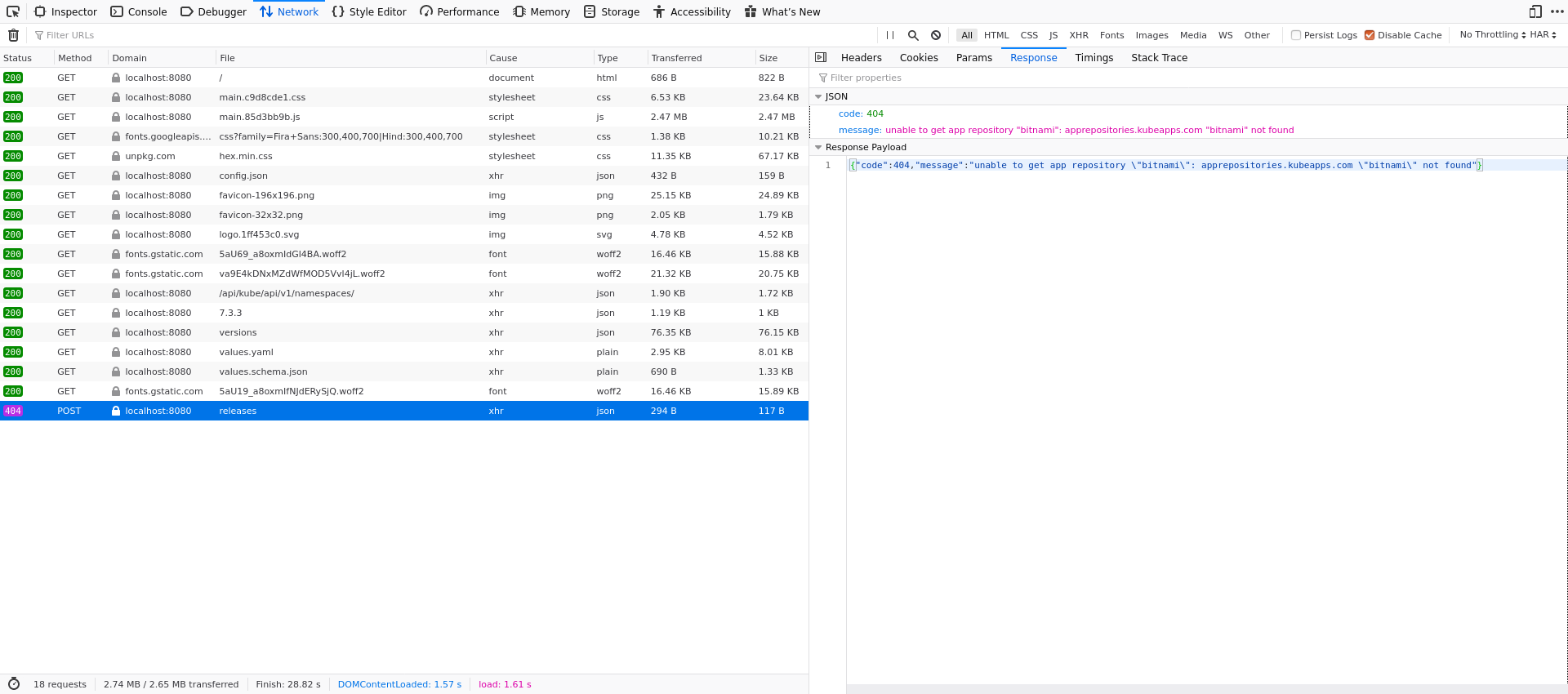 [Helm3] Incorrect error message when installing to namespace without access · Issue #1464 ...