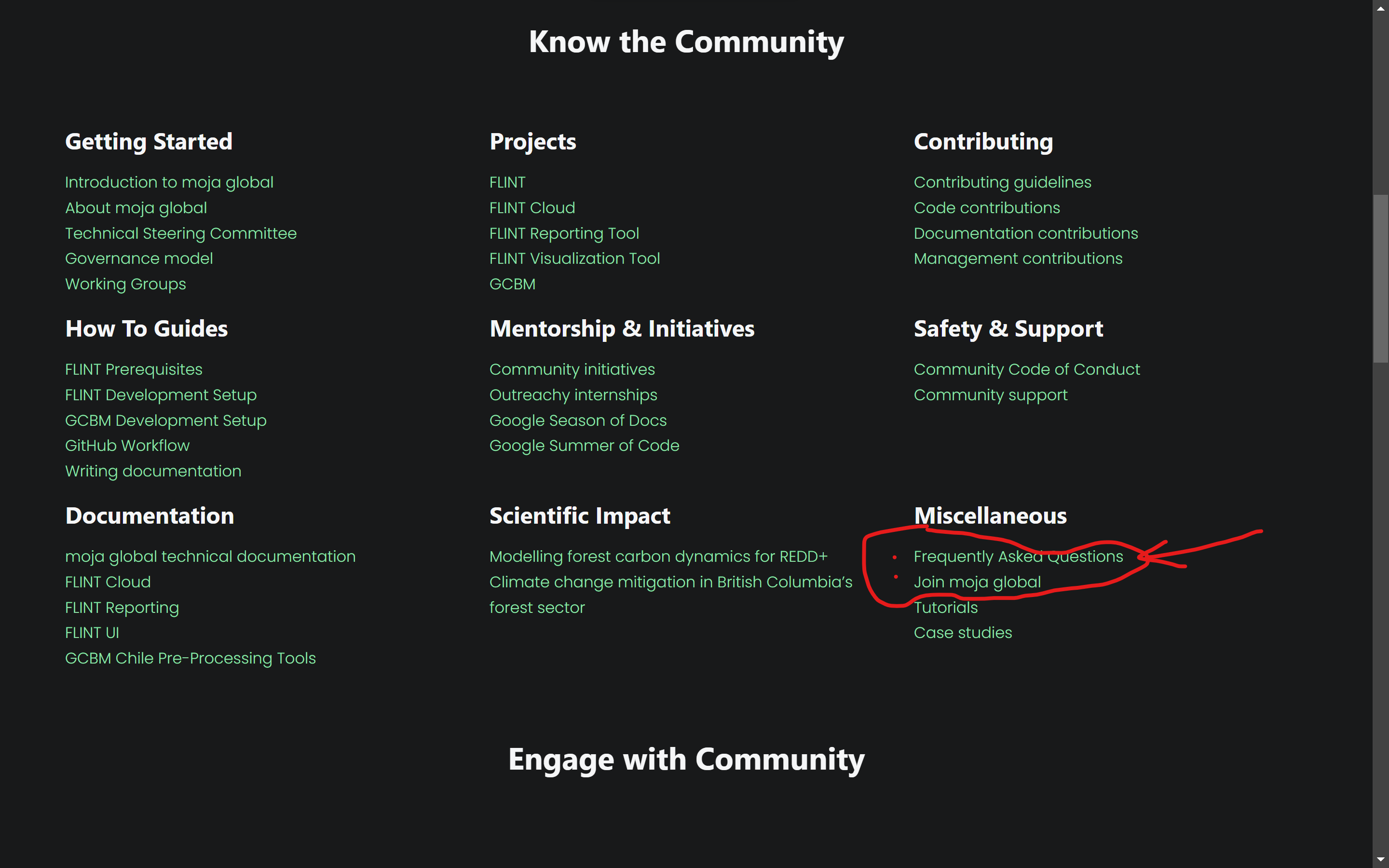 Bug: Two buttons are showing page not found · Issue #374 · moja-global/community-website · GitHub