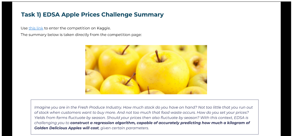 GitHub - KabeloMbewe/Advanced_Regression: Using Regression to predict the prices of apples.