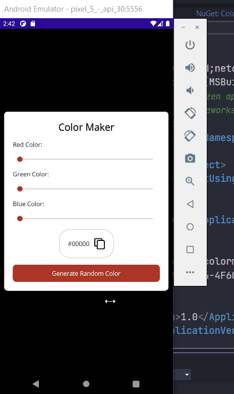 GitHub - rodrigoalonso91/MauiColorMaker: Color picker with Maui .Net