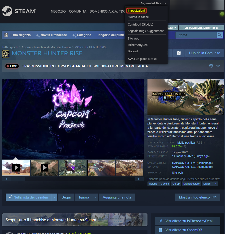 feature: What would it take to make Augumented Steam (a really GREAT extension from ...