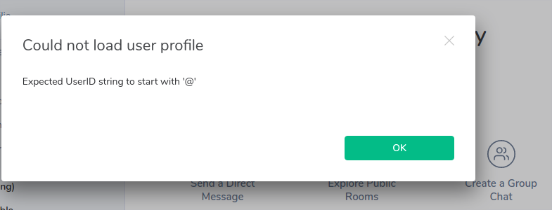 "Could not load user profile" when leaving user profile · Issue #13479 ...