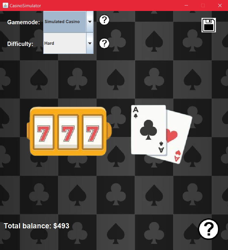 GitHub - cis3296s22/CasinoSimulator: Java project simulating common ...