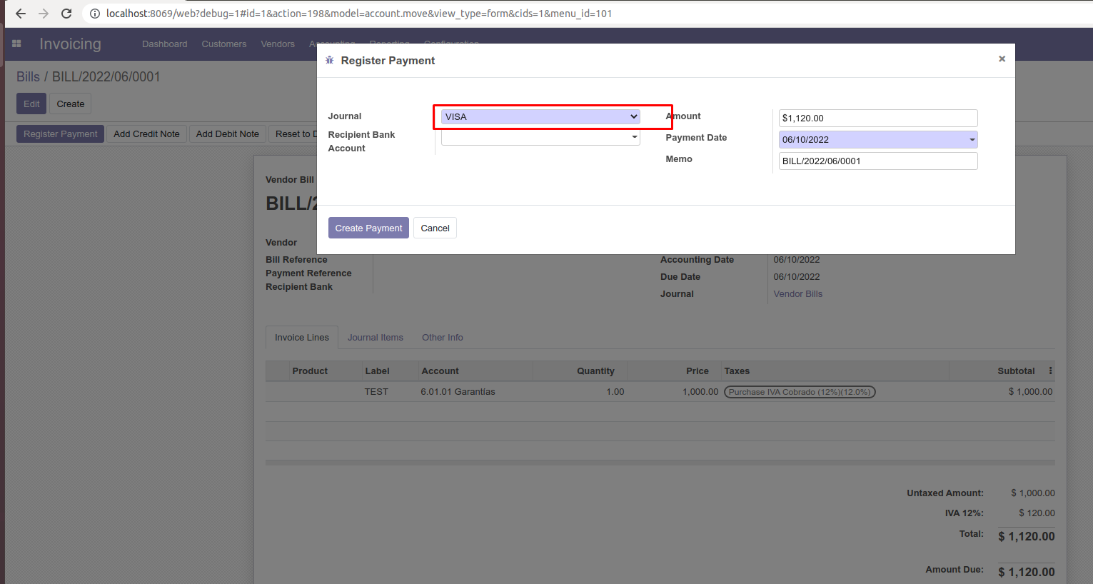 [13.0, 14.0][account_payment_credit_card] payments are not reconciled with invoice · Issue #516 ...