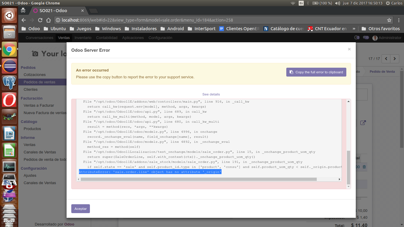variable _origin on methods onchange is lost when call super method with_context. · Issue #21511 ...