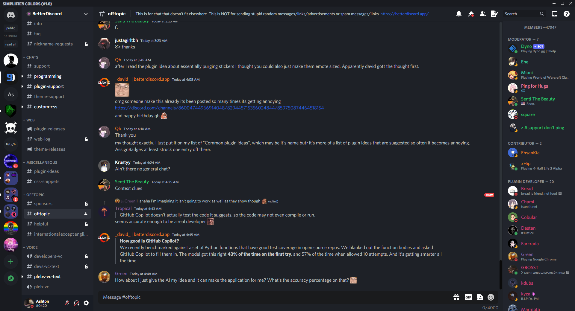 GitHub - devAshton/SimplifiedColors: A simple, amazing colored discord ...