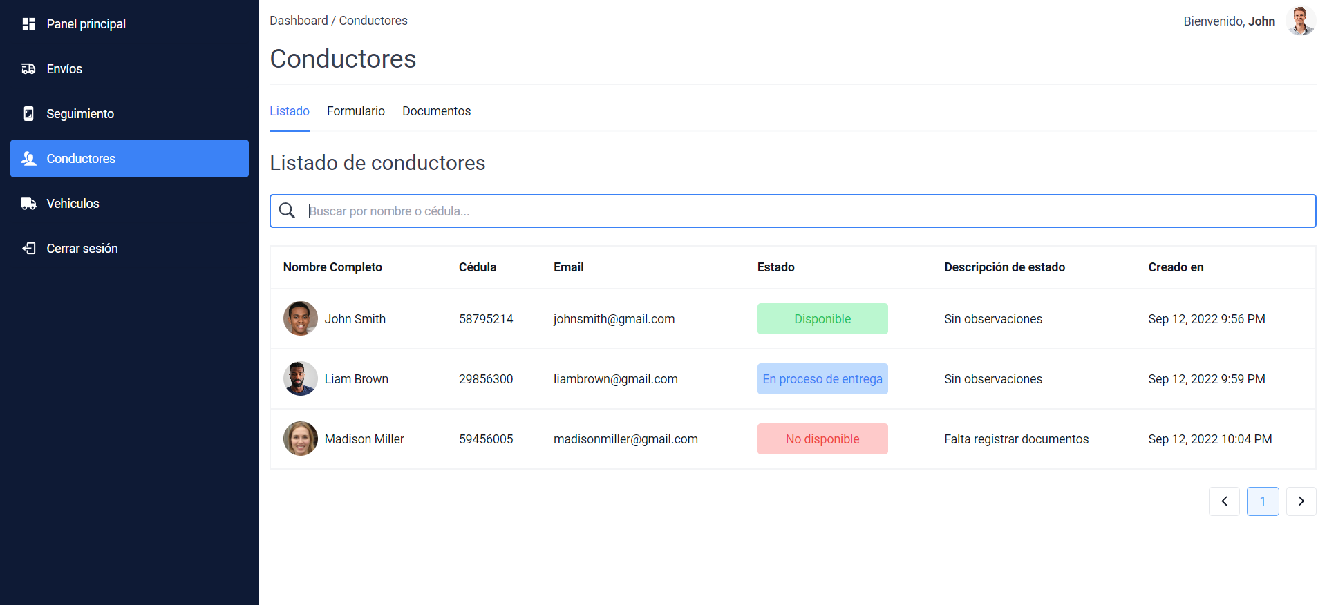 Github Itsronalds Deliveries Dashboard Thesis Dashboard Front End To Manage Drivers Vehicles