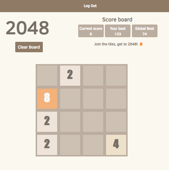 GitHub - NaiMomo/2048Game