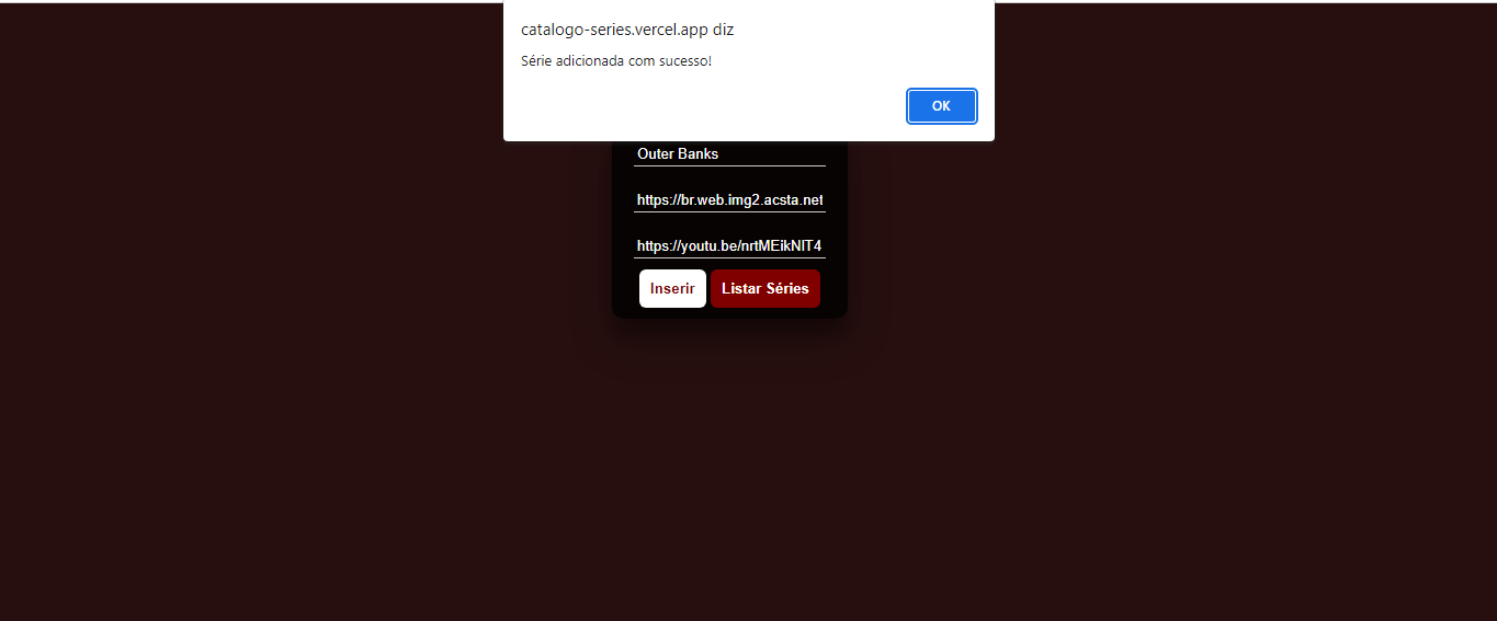 GitHub - anaclrra/Catalogo-Series: Desafio Alura, simulando um catálogo de séries.