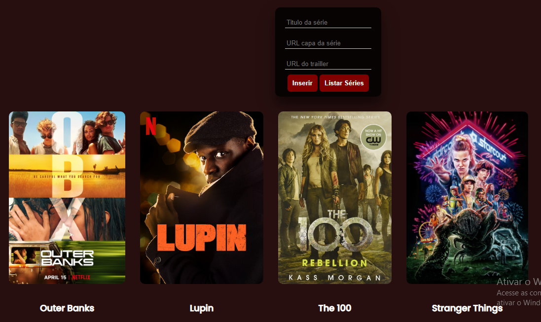 GitHub - anaclrra/Catalogo-Series: Desafio Alura, simulando um catálogo de séries.