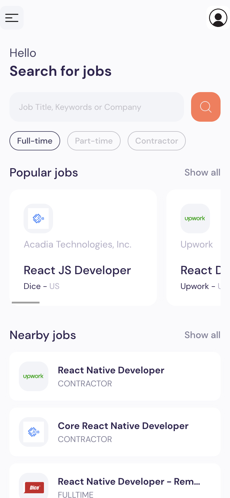 GitHub - uxmauro/react-native-expo-job-board: This is a react native app that helps users search ...