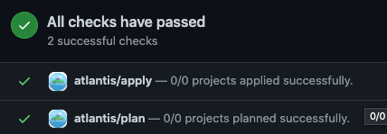 Atlantis plan/apply checks approve PR even if there are no directories ...