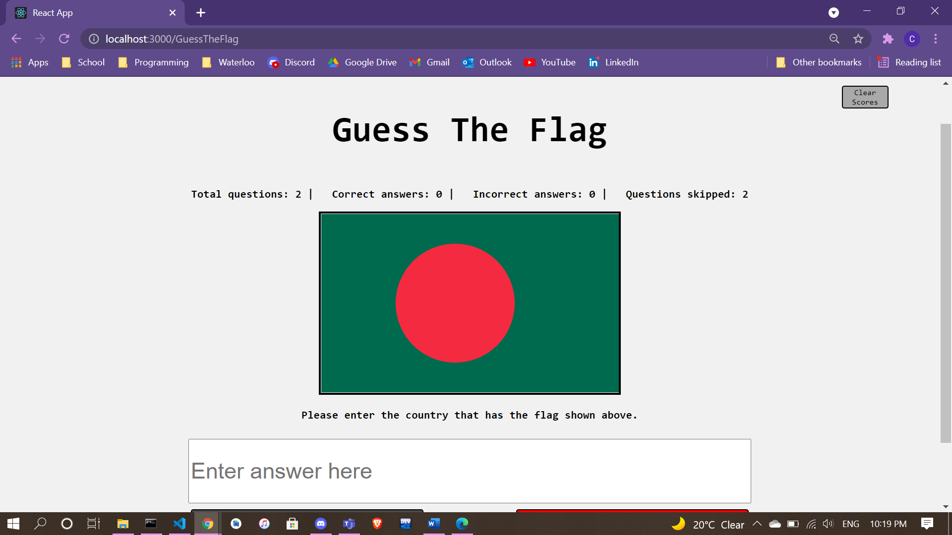 GitHub - cassandrah62/GuessTheFlag