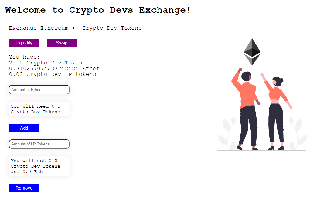 GitHub - NinjaDesBois/DeFi-Exchange