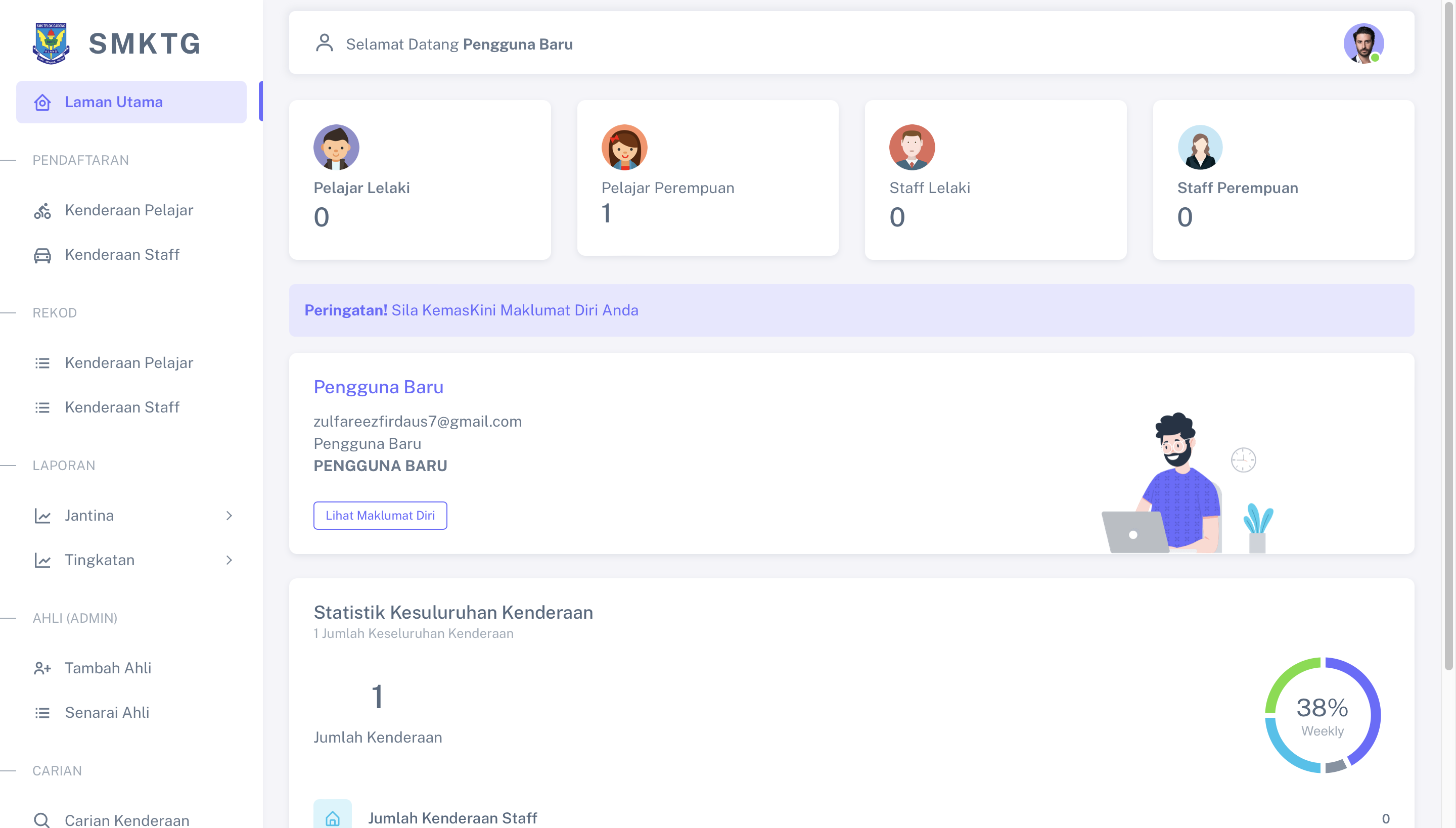 GitHub - ZulfareezFirdaus/vehicleRegistrationSystem: A web application ...