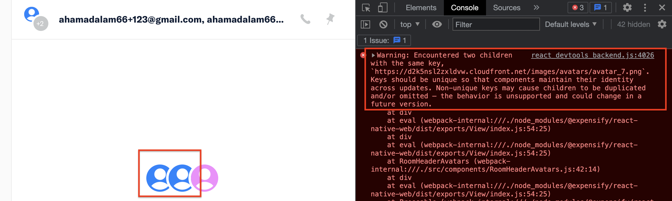 Hold For Payment 2022 10 20 250 Console Error Non Unique Keys When Group Users Have Same 0708