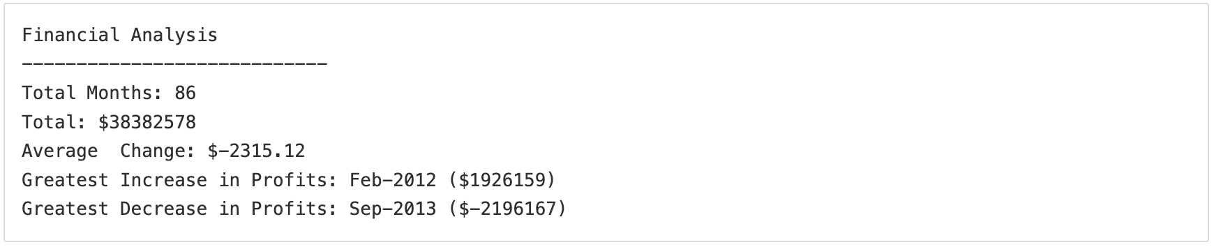 GitHub - abgondin/python_challenge: Two python scripts. PyBank performs financial analysis ...