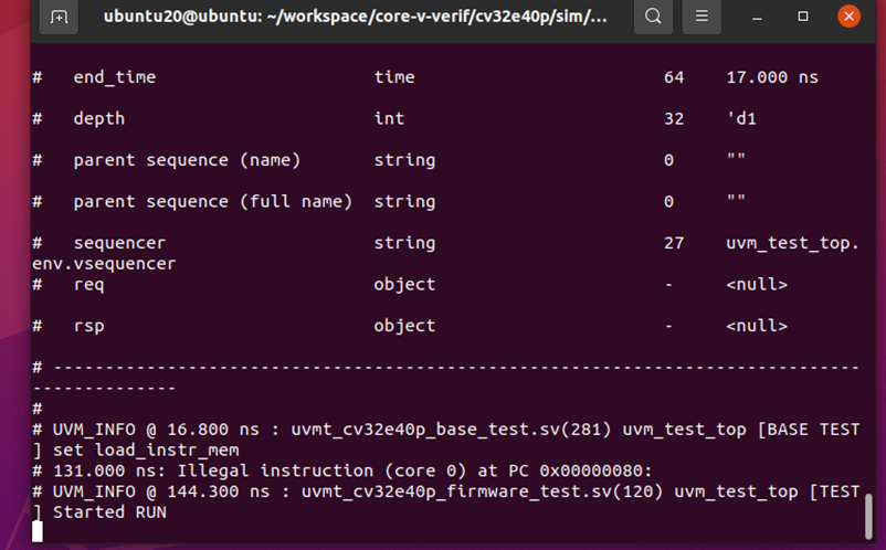 Radom Example By Riscv Dv Cannot Run In Cv32e Uvm Dv Environment · Issue 1525 · Openhwgroup