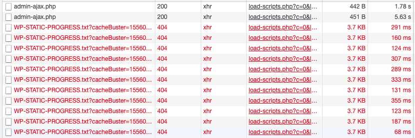 Does not exist "WP-STATIC-PROGRESS.txt" · Issue #351 · elementor/wp2static · GitHub