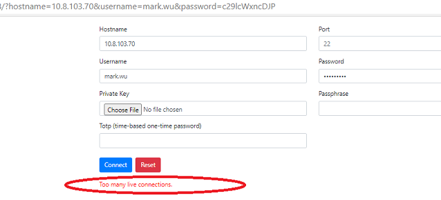 Too many live connections · Issue #218 · huashengdun/webssh · GitHub
