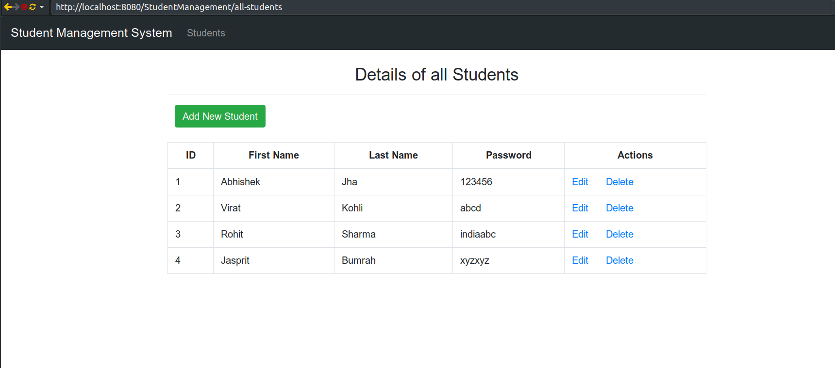 GitHub - abhijhacodes/StudentManagementSystem