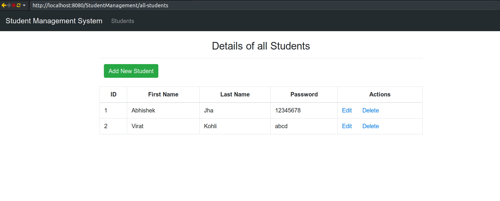 GitHub - abhijhacodes/StudentManagementSystem