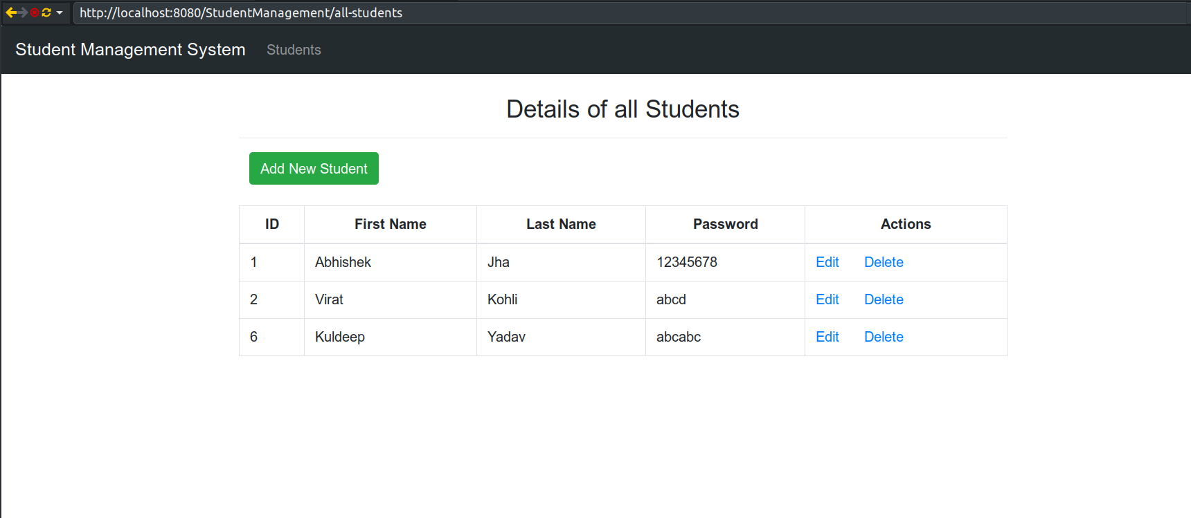 GitHub - abhijhacodes/StudentManagementSystem