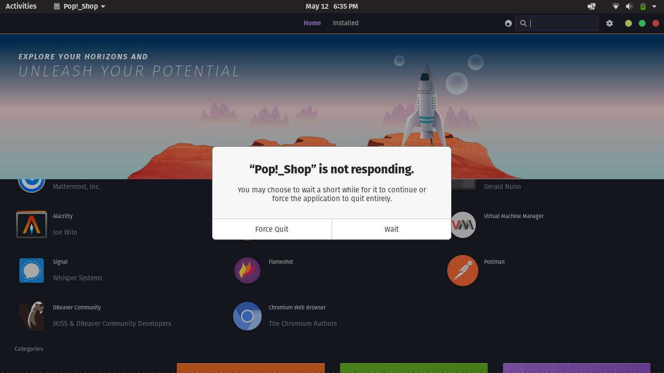 HELP: Pop-Shop won't open! · Issue #1695 · pop-os/pop · GitHub